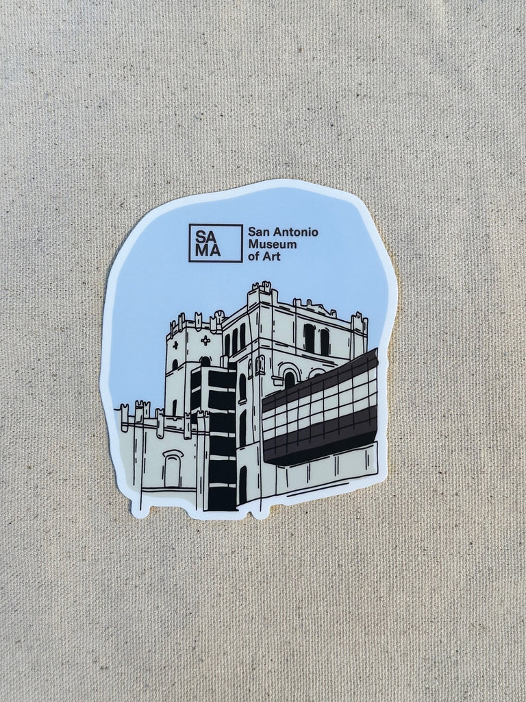 Limited Edition SAMA Blue Sticker – SAMA Museum Shop